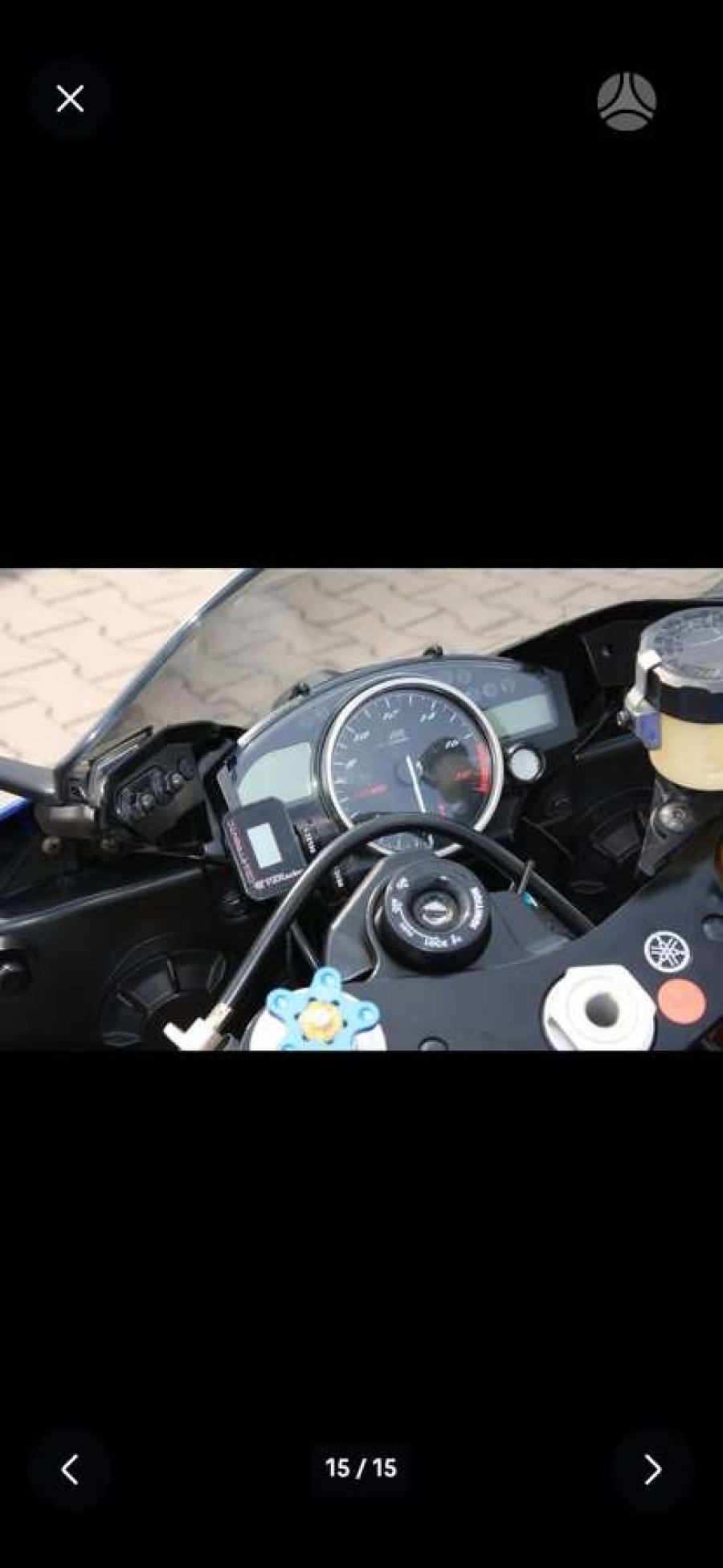 Yamaha R6 2008 in Ukmerge, with an engine capacity of 0.60 L and mileage of 48 thousand km for 7200 €, photo 5 on AUTOMOTO.COM.LV
