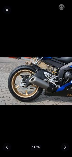 Yamaha R6 2008 in Ukmerge, with an engine capacity of 0.60 L and mileage of 48 thousand km for 7200 €, photo 8 on AUTOMOTO.COM.LV