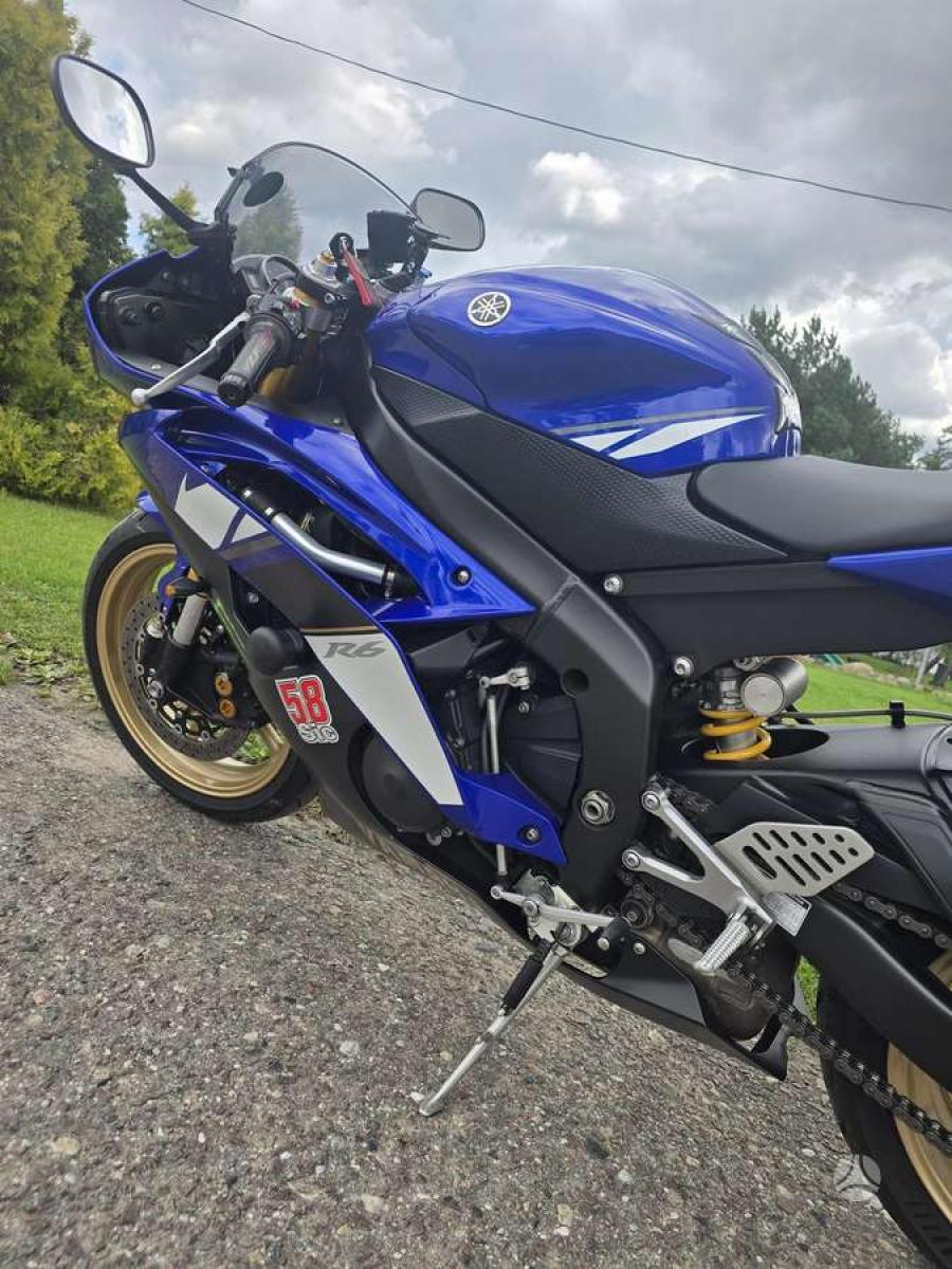 Yamaha R6 2008 in Ukmerge, with an engine capacity of 0.60 L and mileage of 48 thousand km for 7200 €, photo 16 on AUTOMOTO.COM.LV