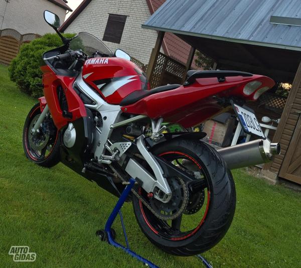 Красный Ямаха R6 2002 в Купишкис, объемом двигателя 0.60 л и пробегом 56 тыс. км за 1950 €, фото 6 на AUTOMOTO.COM.LV