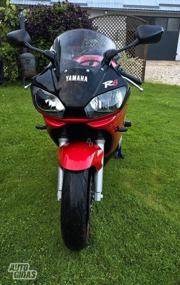 Красный Ямаха R6 2002 в Купишкис, объемом двигателя 0.60 л и пробегом 56 тыс. км за 1950 €, фото 7 на AUTOMOTO.COM.LV