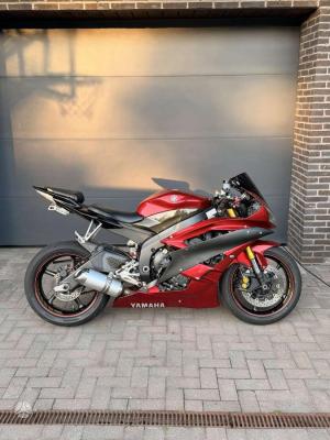 Red Yamaha R6 2007 in Alytus, with an engine capacity of 0.60 L and mileage of 38 thousand km for 5300 €, photo 3 on AUTOMOTO.COM.LV