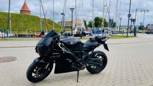 Black Yamaha R7 2023 in Klaipeda, with an engine capacity of 0.69 L and mileage of 16 thousand km for 8000 €, photo 8 on AUTOMOTO.COM.LV