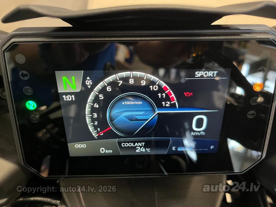 Black Yamaha R7 2026 in Tallinn, with an engine capacity of 0.69 L and mileage of 0 thousand km for 9990 €, photo 11 on AUTOMOTO.COM.LV
