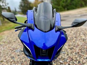 Blue Yamaha R7 2024 in Vilnius, with an engine capacity of 0.69 L and mileage of 9 thousand km for 6950 €, photo 8 on AUTOMOTO.COM.LV