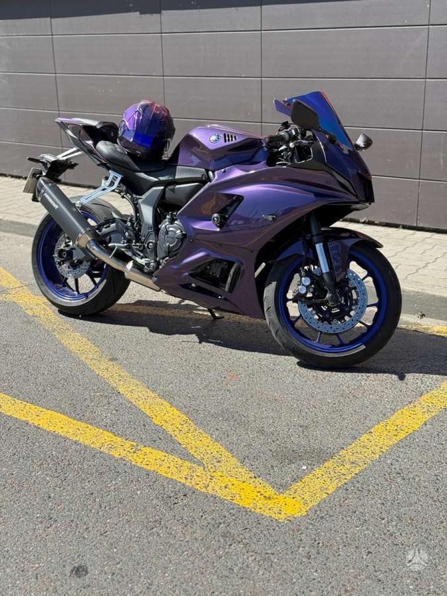 Violets Yamaha R7 2023 Klaipėda, ar dzinēja tilpumu 0.69 L un nobraukumu 12 tūkst. km par 8000 €, foto 5 vietnē AUTOMOTO.COM.LV