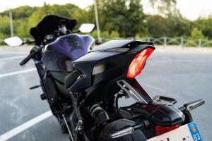 Violets Yamaha R7 2023 Klaipėda, ar dzinēja tilpumu 0.69 L un nobraukumu 8 tūkst. km par 8200 €, foto 9 vietnē AUTOMOTO.COM.LV