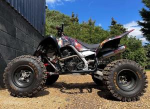 Black Yamaha Raptor 2008 in Klaipeda, with an engine capacity of 0.70 L and mileage of 100 thousand km for 8500 €, photo 3 on AUTOMOTO.COM.LV