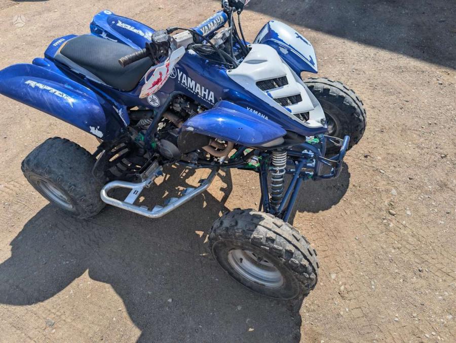Blue Yamaha Raptor 2003 in Klaipeda, with an engine capacity of 0.66 L and mileage of 1 thousand km for 2750 €, photo 3 on AUTOMOTO.COM.LV
