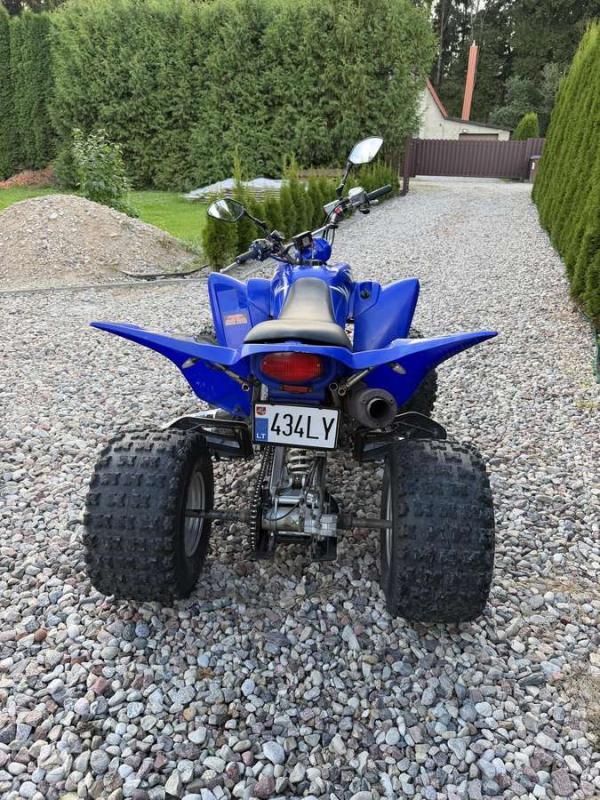 Blue Yamaha Raptor 2006 in Vilnius, with an engine capacity of 0.35 L and mileage of 7 thousand km for 2800 €, photo 4 on AUTOMOTO.COM.LV