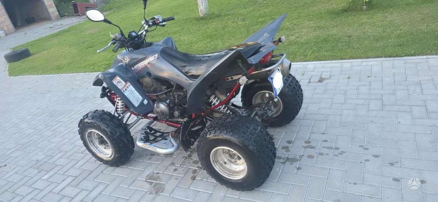 Yamaha Raptor 2007 Anykščiai, ar dzinēja tilpumu 0.35 L un nobraukumu 9 tūkst. km par 2000 €, foto 1 vietnē AUTOMOTO.COM.LV