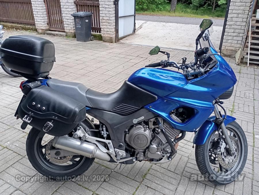 Blue Yamaha TDM 850 1991 in Vilnius, with an engine capacity of 0.85 L and mileage of 80 thousand km for 1250 €, photo 1 on AUTOMOTO.COM.LV
