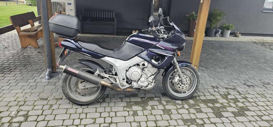 Blue Yamaha TDM 850 1996 in Marijampole, with an engine capacity of 0.85 L and mileage of 52 thousand km for 1000 €, photo 3 on AUTOMOTO.COM.LV