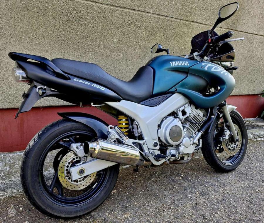 Green Yamaha TDM 850 1999 in Kaunas, with an engine capacity of 0.85 L and mileage of 42 thousand km for 1650 €, photo 5 on AUTOMOTO.COM.LV