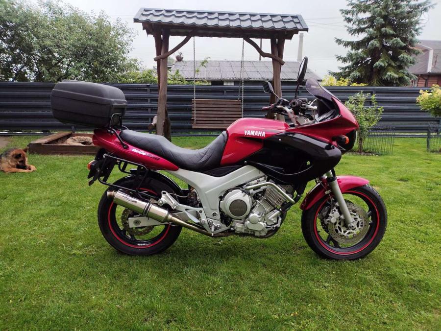 Red Yamaha TDM 850 1999 in Taurage, with an engine capacity of 0.85 L and mileage of 51 thousand km for 1599 €, photo 4 on AUTOMOTO.COM.LV