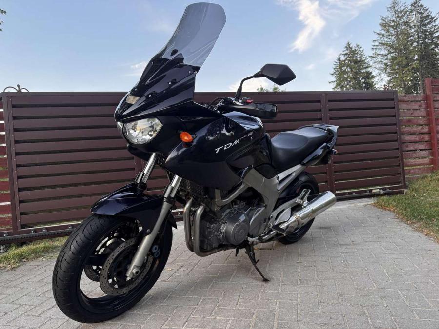 Black Yamaha TDM 900 2003 in Kaunas, with an engine capacity of 0.90 L and mileage of 57 thousand km for 2550 €, photo 7 on AUTOMOTO.COM.LV