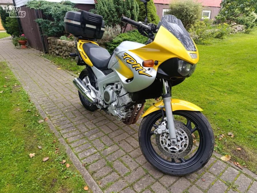 Yellow Yamaha TDM 1996 in Klaipeda, with an engine capacity of 0.85 L and mileage of 62 thousand km for 750 €, photo 1 on AUTOMOTO.COM.LV