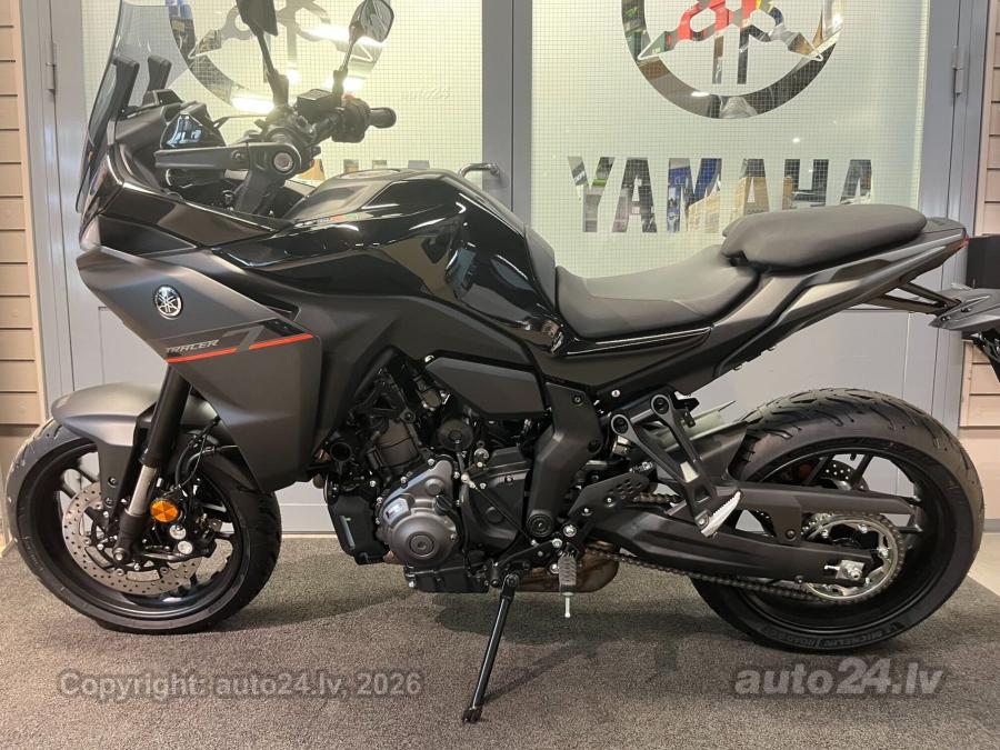 Black Yamaha Tracer 7 2026 in Tallinn, with an engine capacity of 0.69 L and mileage of 0 thousand km for 8990 €, photo 5 on AUTOMOTO.COM.LV