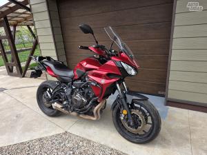 Red Yamaha Tracer 7 2017 in Pasvalys, with an engine capacity of 0.70 L and mileage of 0 thousand km for 3849 €, photo 4 on AUTOMOTO.COM.LV