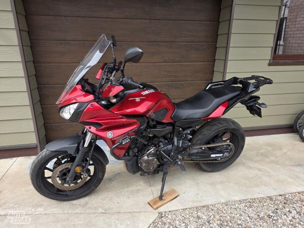 Red Yamaha Tracer 7 2017 in Pasvalys, with an engine capacity of 0.70 L and mileage of 0 thousand km for 3849 €, photo 8 on AUTOMOTO.COM.LV
