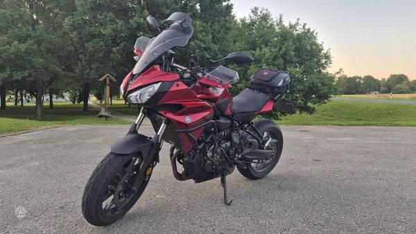 Red Yamaha Tracer 7 2018 in Klaipeda, with an engine capacity of 0.70 L and mileage of 33 thousand km for 4700 €, photo 1 on AUTOMOTO.COM.LV