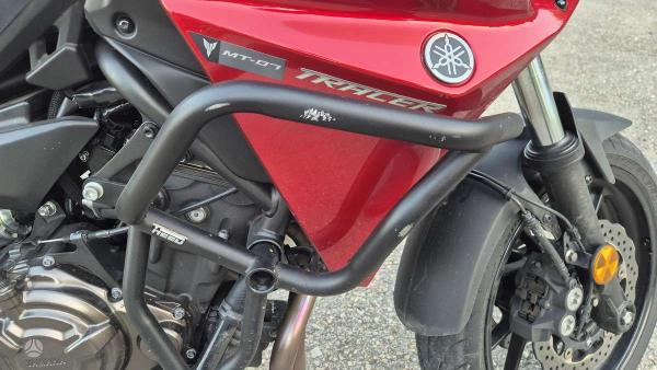 Red Yamaha Tracer 7 2018 in Klaipeda, with an engine capacity of 0.70 L and mileage of 33 thousand km for 4700 €, photo 5 on AUTOMOTO.COM.LV