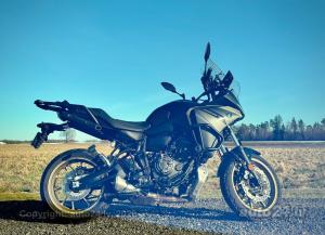 Black Yamaha Tracer 700 2024 in Rapla, with an engine capacity of 0.69 L and mileage of 5 thousand km for 9500 €, photo 2 on AUTOMOTO.COM.LV