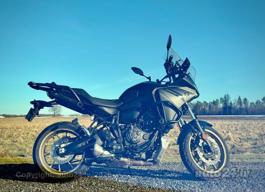 Black Yamaha Tracer 700 2024 in Rapla, with an engine capacity of 0.69 L and mileage of 5 thousand km for 9500 €, photo 2 on AUTOMOTO.COM.LV
