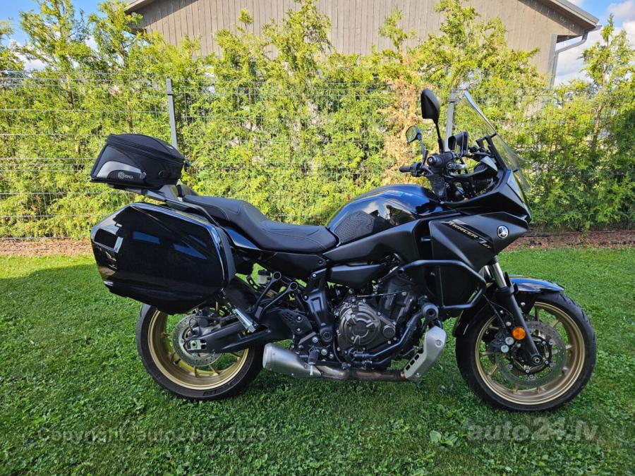 Melns Yamaha Tracer 700 2024 Tartu, ar dzinēja tilpumu 0.69 L un nobraukumu 10 tūkst. km par 9500 €, foto 1 vietnē AUTOMOTO.COM.LV