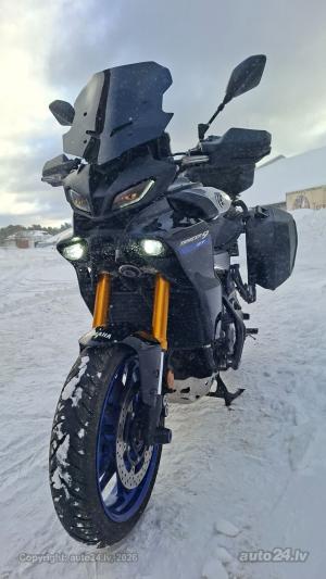 Black Yamaha Tracer 900 2022 in Tallinn, with an engine capacity of 0.00 L and mileage of 7 thousand km for 12999 €, photo  on AUTOMOTO.COM.LV