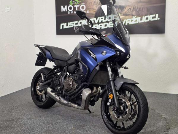 Blue Yamaha Tracer 2020 in Panevezys, with an engine capacity of 0.70 L and mileage of 25 thousand km for 5890 €, photo 1 on AUTOMOTO.COM.LV