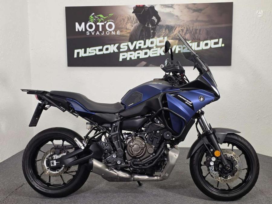 Blue Yamaha Tracer 2020 in Panevezys, with an engine capacity of 0.70 L and mileage of 25 thousand km for 5890 €, photo 6 on AUTOMOTO.COM.LV