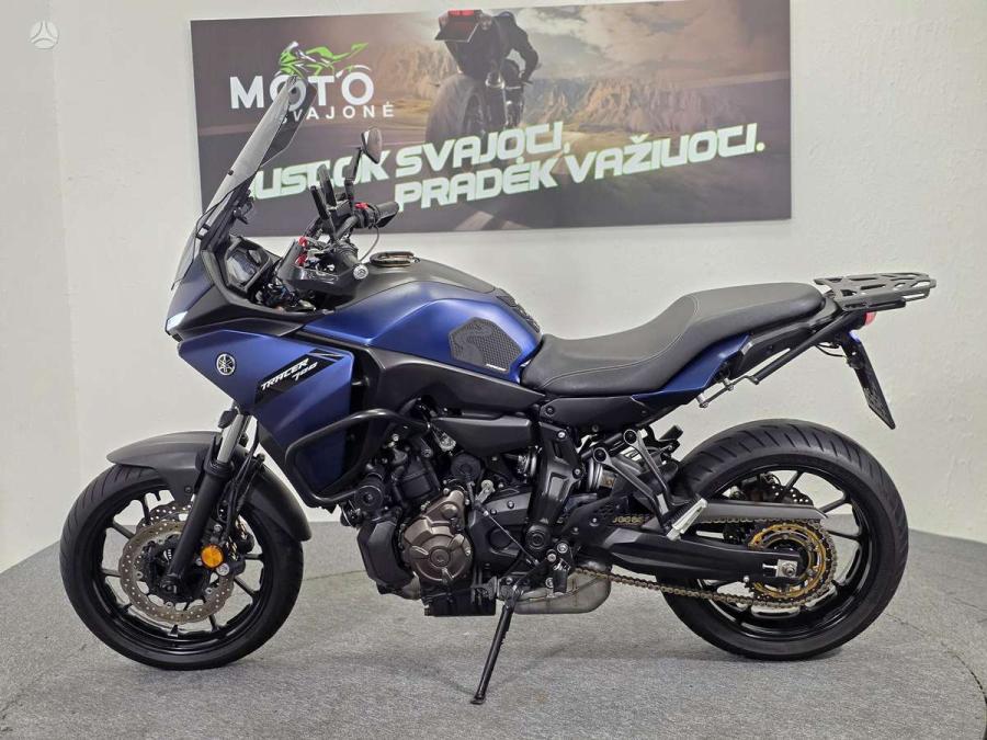 Blue Yamaha Tracer 2020 in Panevezys, with an engine capacity of 0.70 L and mileage of 25 thousand km for 5890 €, photo 13 on AUTOMOTO.COM.LV