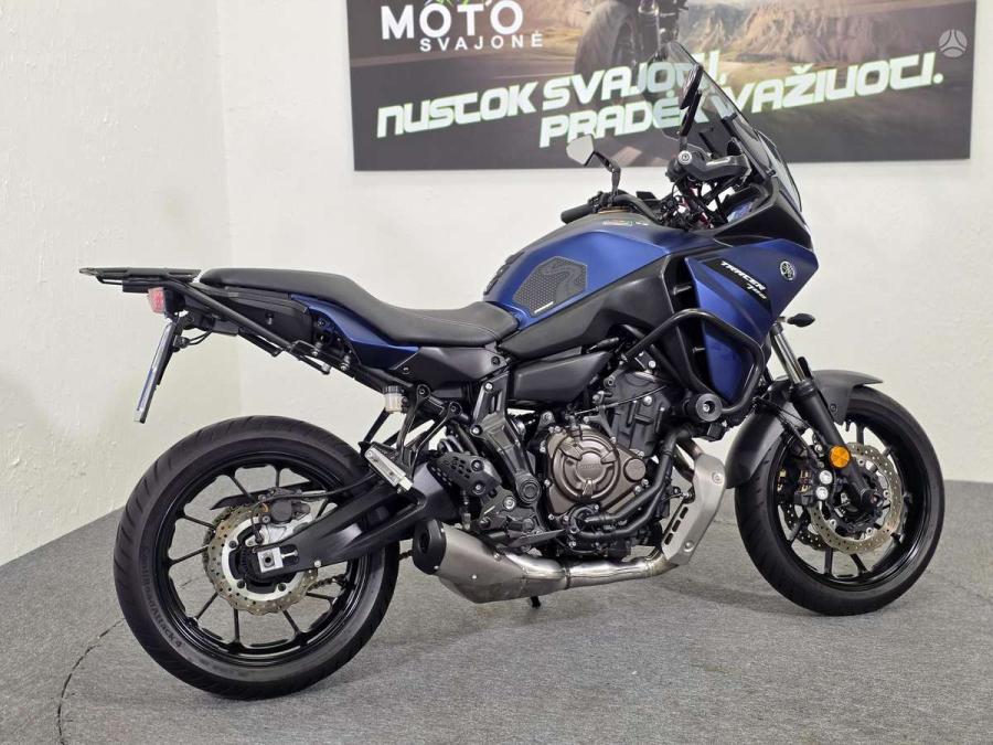 Blue Yamaha Tracer 2020 in Panevezys, with an engine capacity of 0.70 L and mileage of 25 thousand km for 5890 €, photo 16 on AUTOMOTO.COM.LV