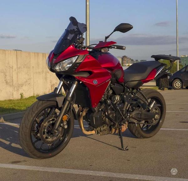 Red Yamaha Tracer 2018 in Kaunas, with an engine capacity of 0.70 L and mileage of 48 thousand km for 4300 €, photo 9 on AUTOMOTO.COM.LV