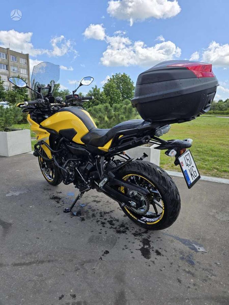 Dzeltens Yamaha Tracer 2019 Ukmergė, ar dzinēja tilpumu 0.70 L un nobraukumu 15 tūkst. km par 5500 €, foto 5 vietnē AUTOMOTO.COM.LV