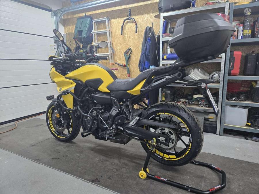 Dzeltens Yamaha Tracer 2019 Ukmergė, ar dzinēja tilpumu 0.70 L un nobraukumu 15 tūkst. km par 5500 €, foto 12 vietnē AUTOMOTO.COM.LV
