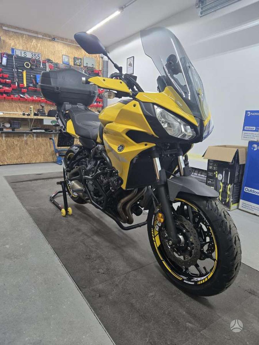 Dzeltens Yamaha Tracer 2019 Ukmergė, ar dzinēja tilpumu 0.70 L un nobraukumu 15 tūkst. km par 5500 €, foto 13 vietnē AUTOMOTO.COM.LV