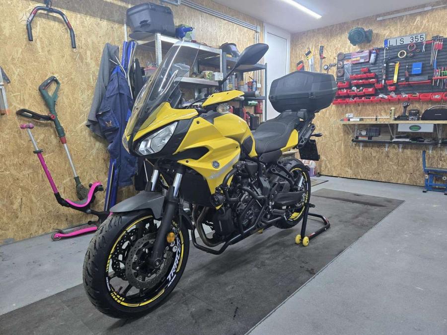 Dzeltens Yamaha Tracer 2019 Ukmergė, ar dzinēja tilpumu 0.70 L un nobraukumu 15 tūkst. km par 5500 €, foto 14 vietnē AUTOMOTO.COM.LV