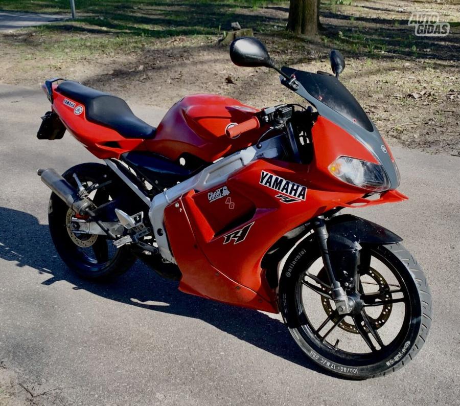 Sarkans Yamaha TZR 2003 Kauņa, ar dzinēja tilpumu 0.05 L un nobraukumu 30 tūkst. km par 1200 €, foto 1 vietnē AUTOMOTO.COM.LV