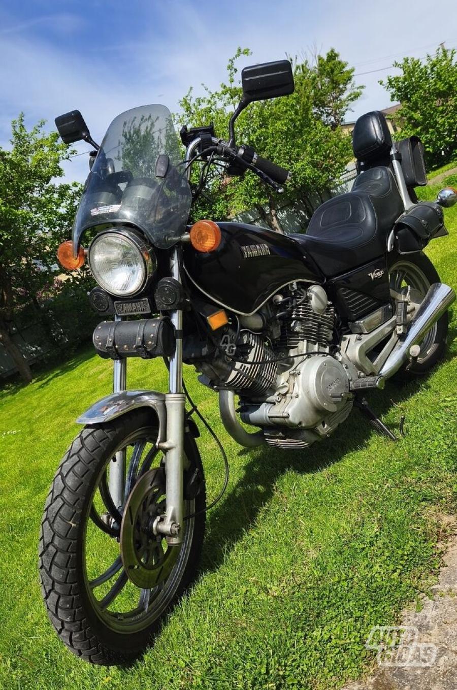 Black Yamaha Virago 1983 in Panevezys, with an engine capacity of 0.92 L and mileage of 14 thousand km for 1550 €, photo 6 on AUTOMOTO.COM.LV