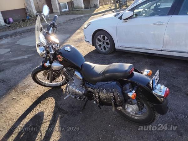 Black Yamaha Virago 1988 in Tallinn, with an engine capacity of 0.54 L and mileage of 0 thousand km for 1800 €, photo 3 on AUTOMOTO.COM.LV