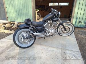 Melns Yamaha Virago 1992 Tallina, ar dzinēja tilpumu 0.53 L un nobraukumu 24 tūkst. km par 2500 €, foto  vietnē AUTOMOTO.COM.LV