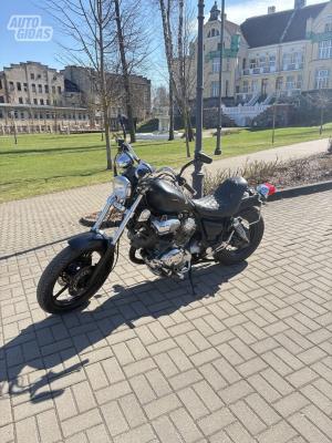 Black Yamaha Virago 1993 in Siauliai, with an engine capacity of 0.75 L and mileage of 51 thousand km for 1500 €, photo  on AUTOMOTO.COM.LV