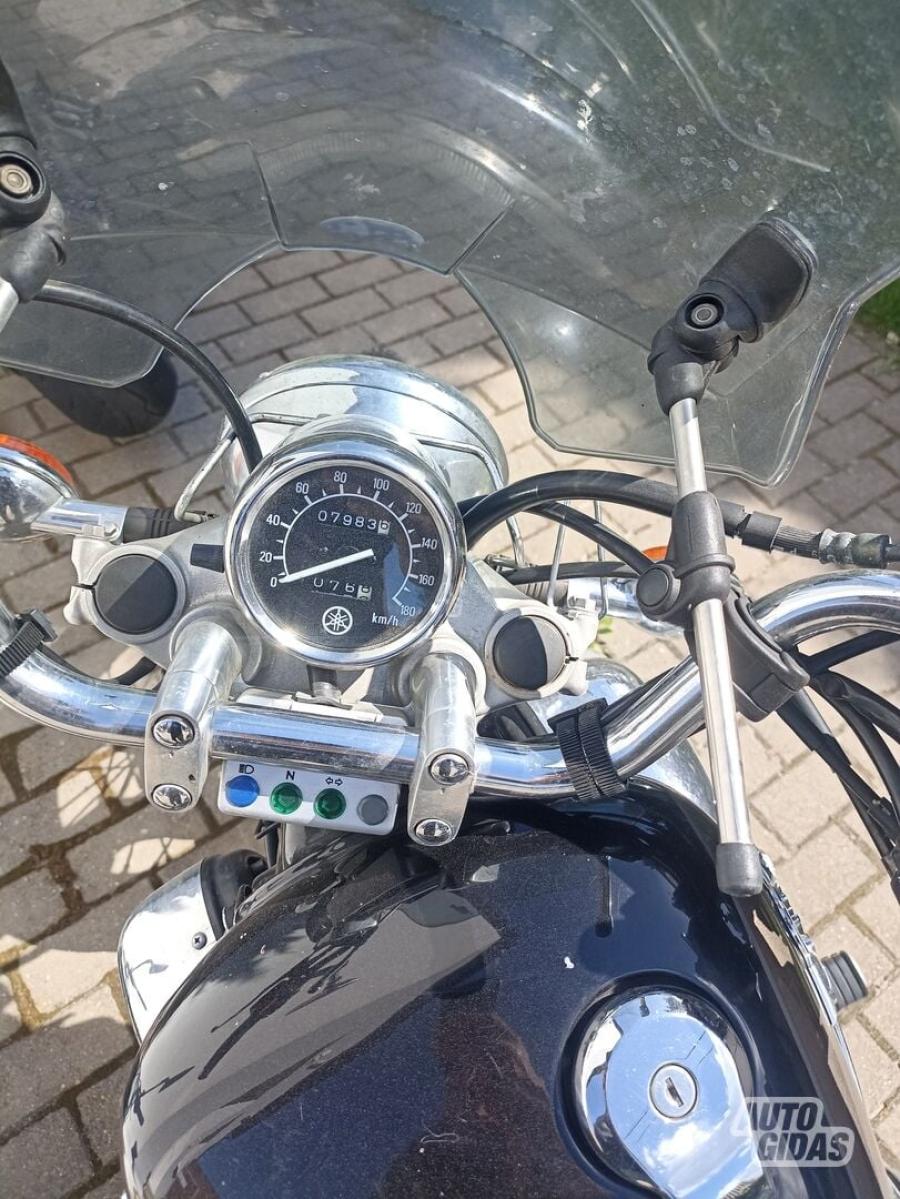 Melns Yamaha Virago 2001 Kauņa, ar dzinēja tilpumu 0.54 L un nobraukumu 7 tūkst. km par 1950 €, foto 4 vietnē AUTOMOTO.COM.LV