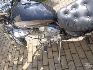 Melns Yamaha Virago 2001 Kauņa, ar dzinēja tilpumu 0.54 L un nobraukumu 7 tūkst. km par 1950 €, foto 6 vietnē AUTOMOTO.COM.LV