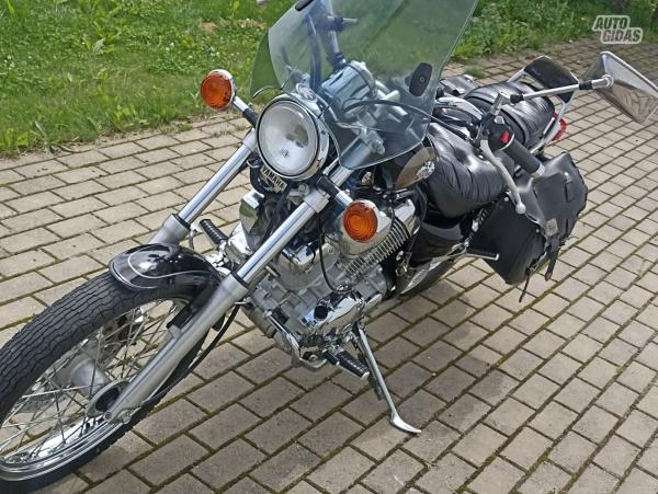 Black Yamaha Virago 2001 in Kaunas, with an engine capacity of 0.54 L and mileage of 7 thousand km for 1950 €, photo 3 on AUTOMOTO.COM.LV