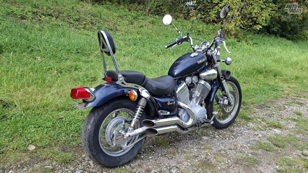 Zils Yamaha Virago 1990 Viļņa, ar dzinēja tilpumu 0.54 L un nobraukumu 17 tūkst. km par 1250 €, foto 4 vietnē AUTOMOTO.COM.LV