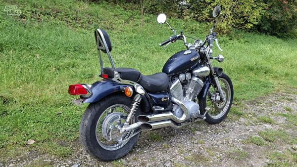 Zils Yamaha Virago 1990 Viļņa, ar dzinēja tilpumu 0.54 L un nobraukumu 17 tūkst. km par 1250 €, foto 7 vietnē AUTOMOTO.COM.LV