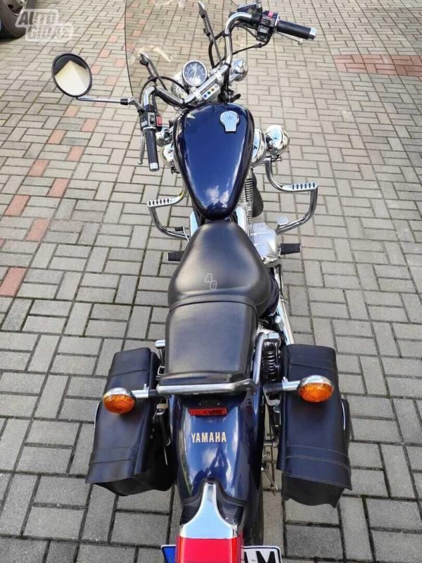 Blue Yamaha Virago 1991 in Kretinga, with an engine capacity of 0.54 L and mileage of 14 thousand km for 2050 €, photo 4 on AUTOMOTO.COM.LV